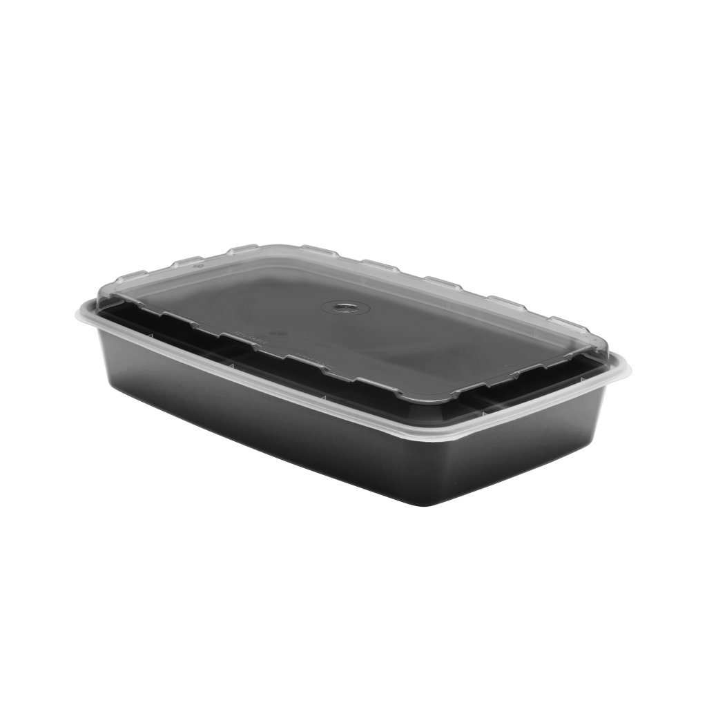 48oz X-Large Rectangle Food Container for Family-Size Meals