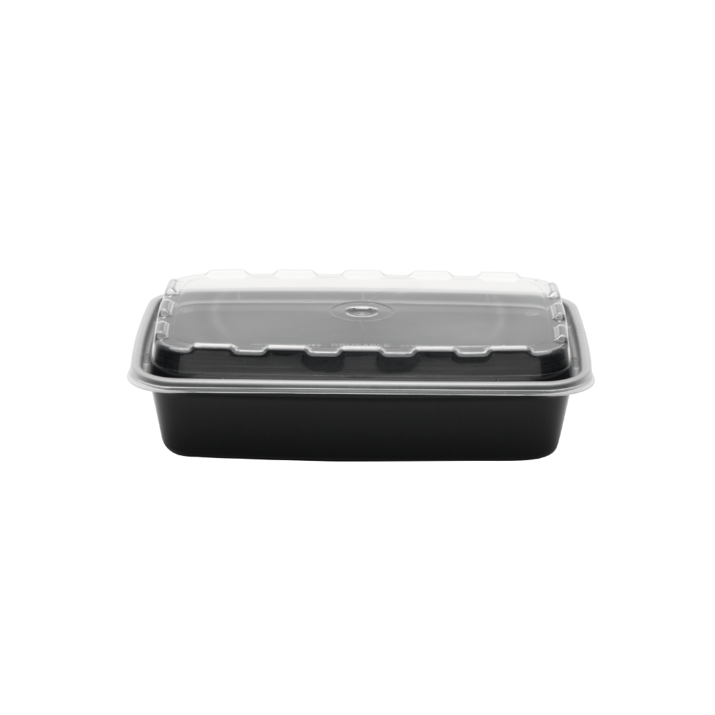 16oz Rectangular Food Container with Snap-Seal Lid – Durable & 100% ...